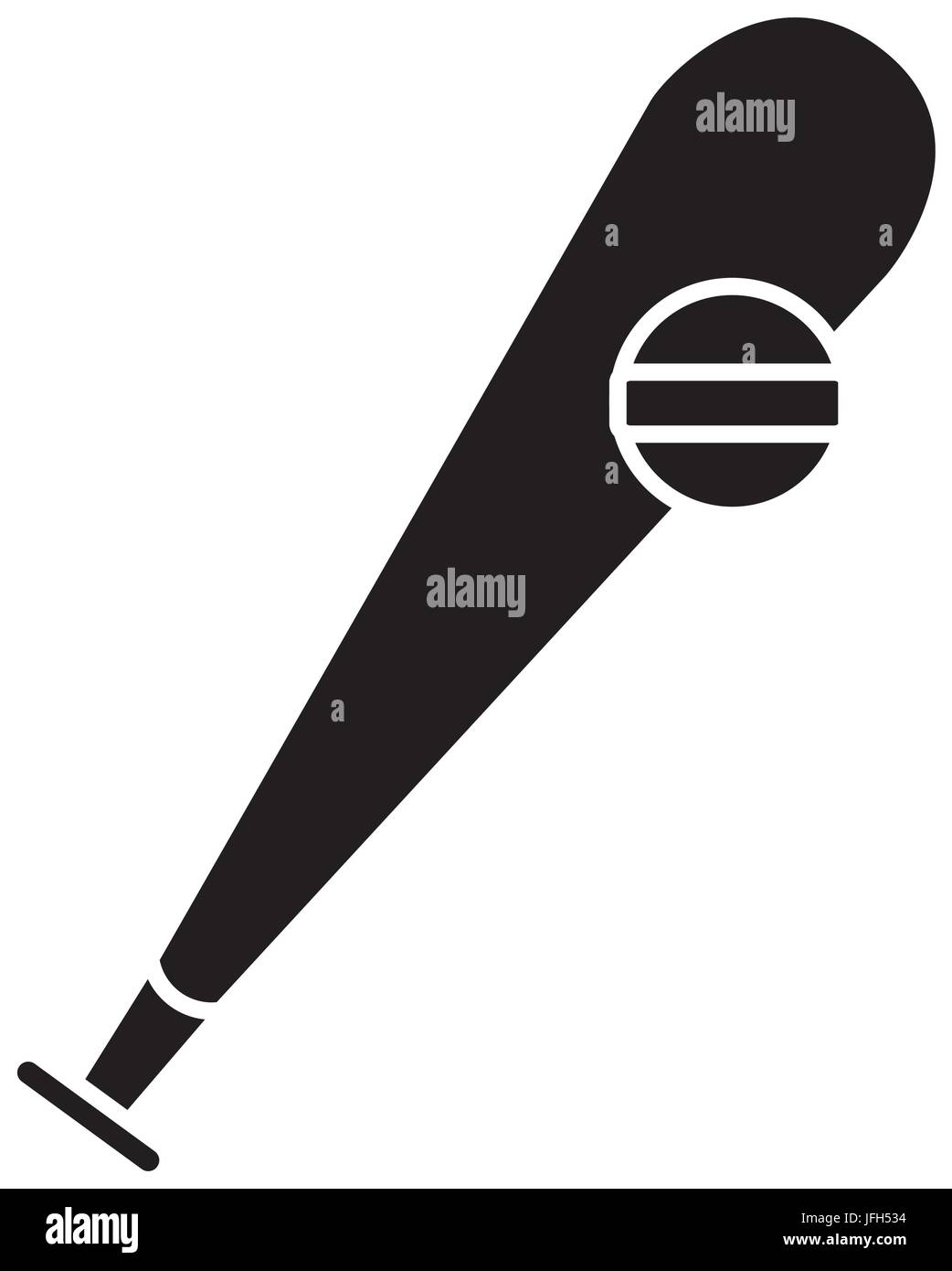baseball bat and ball icon Stock Vector Image & Art - Alamy