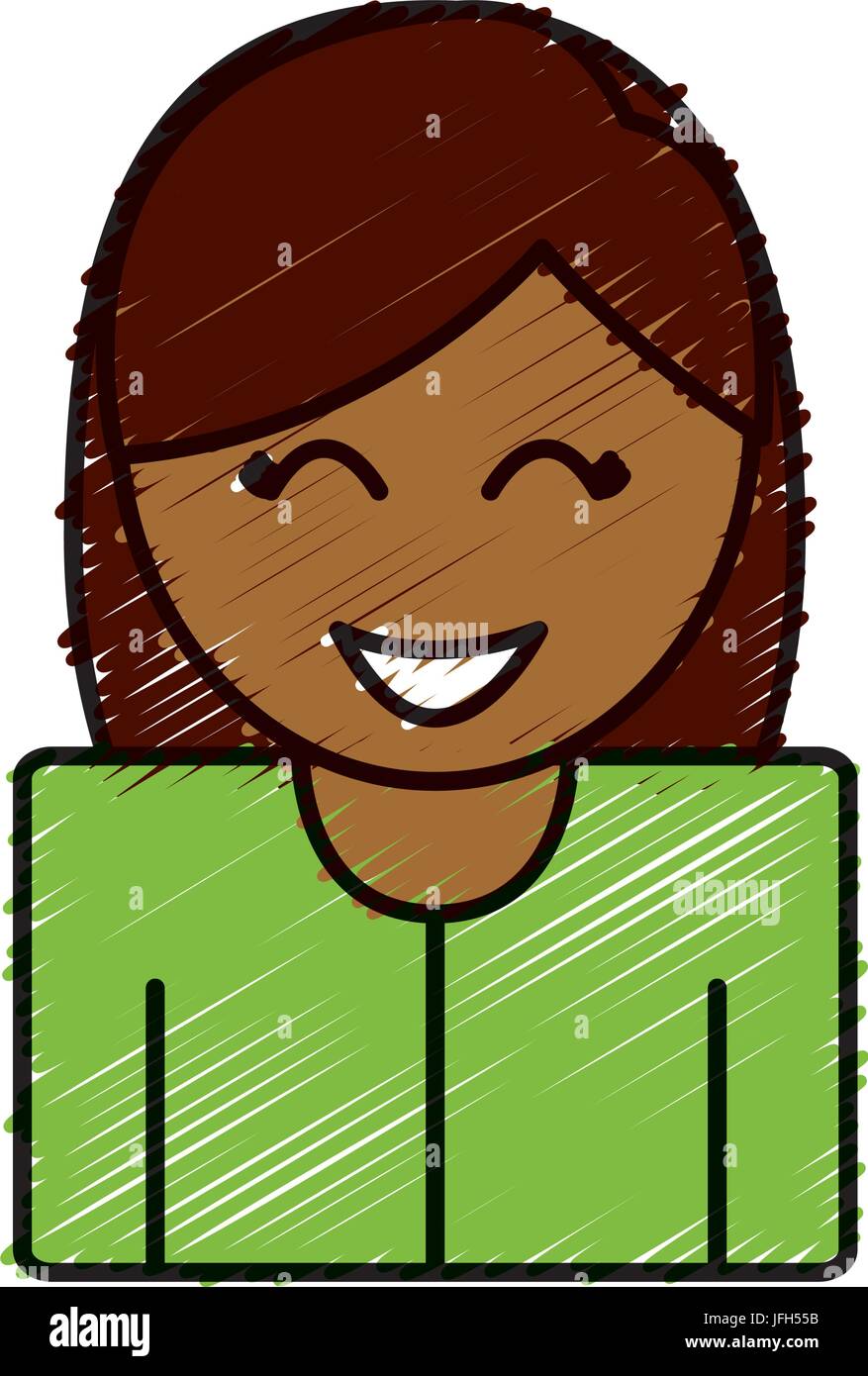 happy woman icon Stock Vector Image & Art - Alamy
