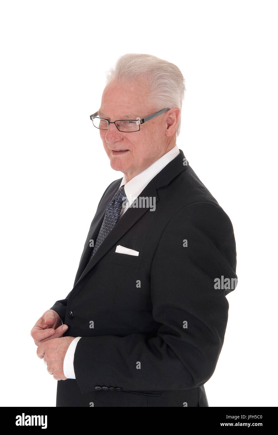 Portrait older man suit hi-res stock photography and images - Alamy