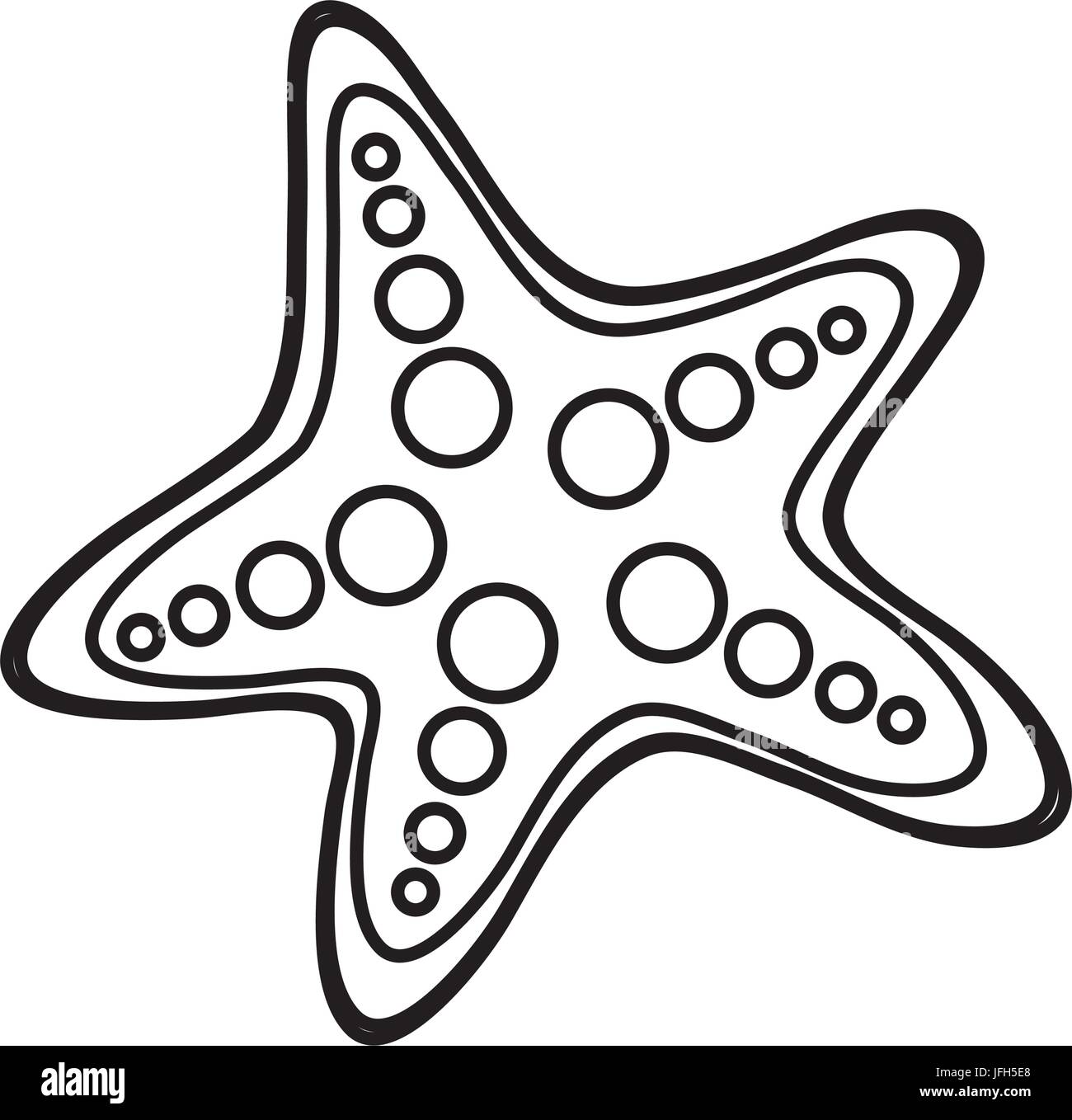 sea star icon Stock Vector Image & Art - Alamy