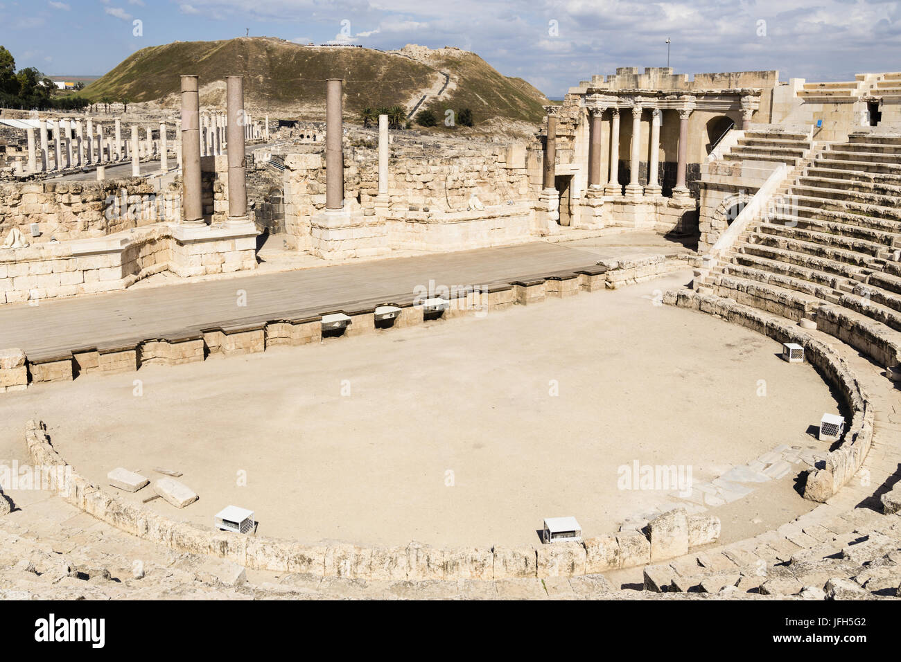 Bet shean roman theatre hi-res stock photography and images - Alamy