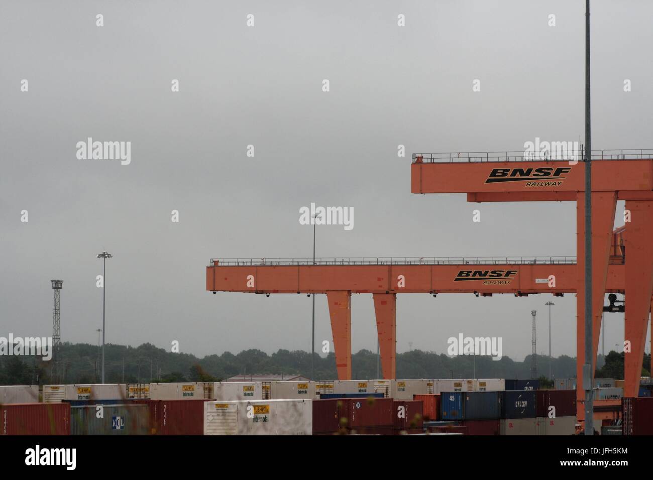 Loading railroad boxcar hi-res stock photography and images - Alamy