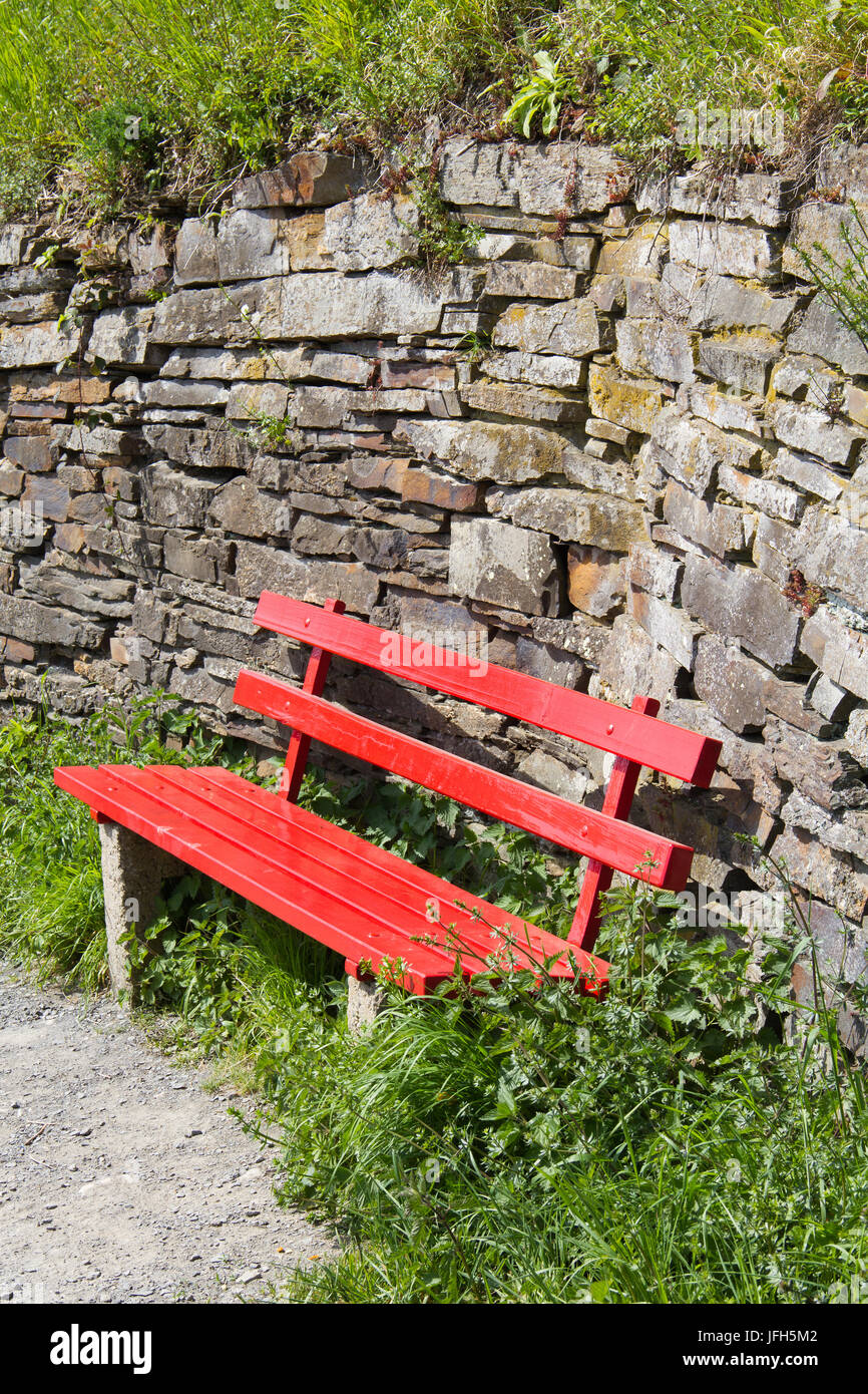 Stone bench on slope hi-res stock photography and images - Alamy