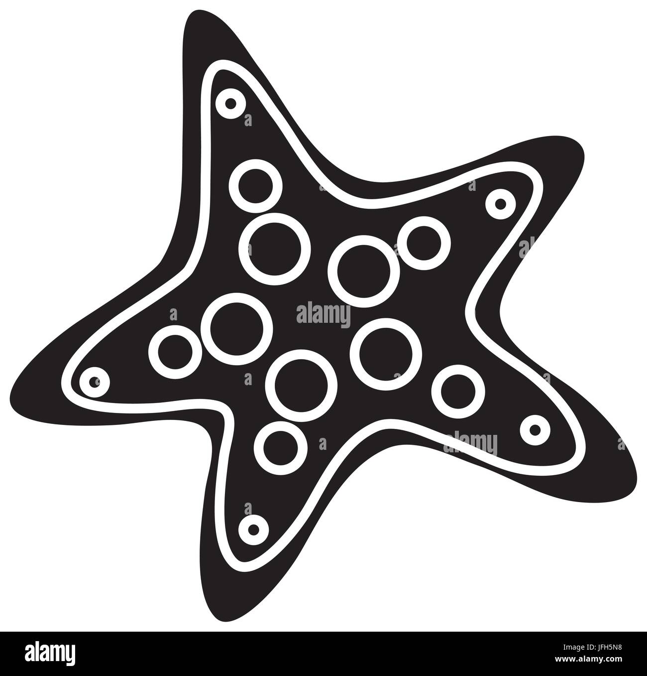 sea star icon Stock Vector Image & Art - Alamy