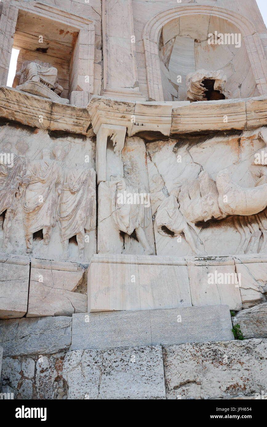 Monument of filopappos hi-res stock photography and images - Alamy