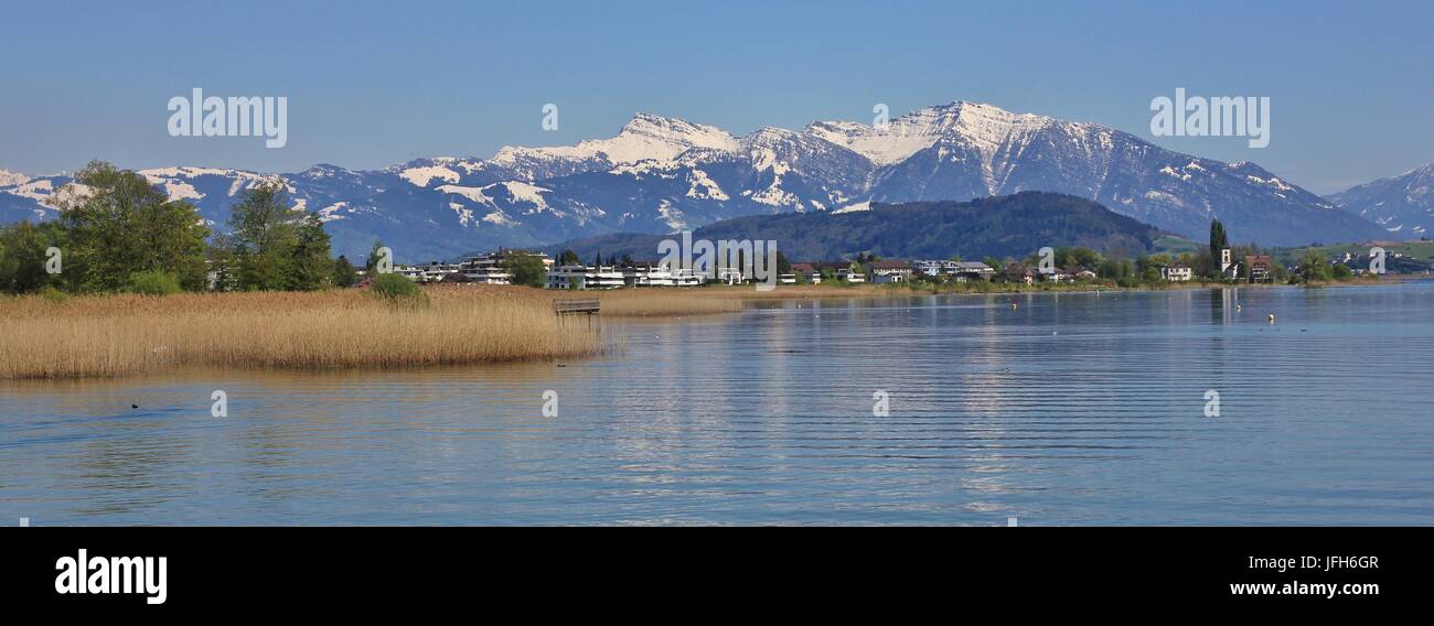 Springtime in Rapperswil Stock Photo - Alamy