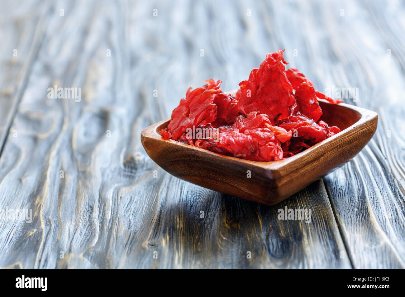 Candied hibiscus flowers Stock Photo - Alamy