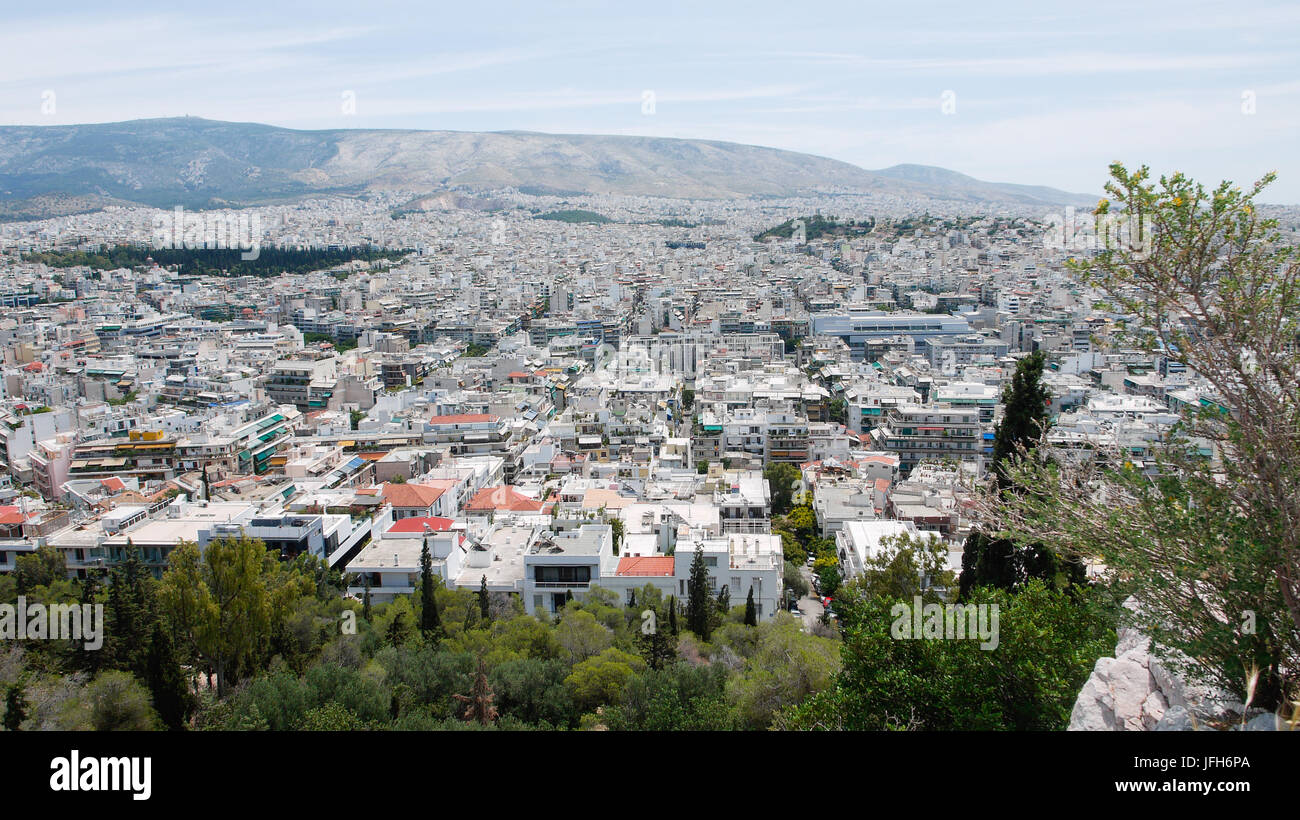 General views of Athens city (Greece Stock Photo - Alamy