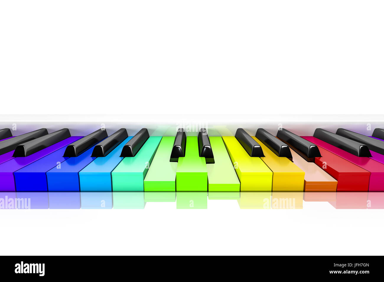 Colorful Piano Keys Background Colorful Piano Keys Background