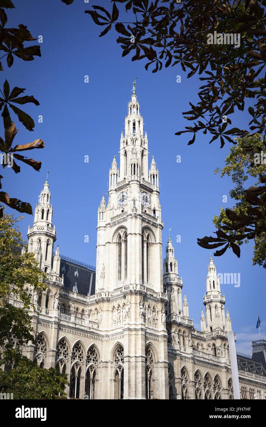 City hall building vienna wien austria europe hi-res stock photography ...