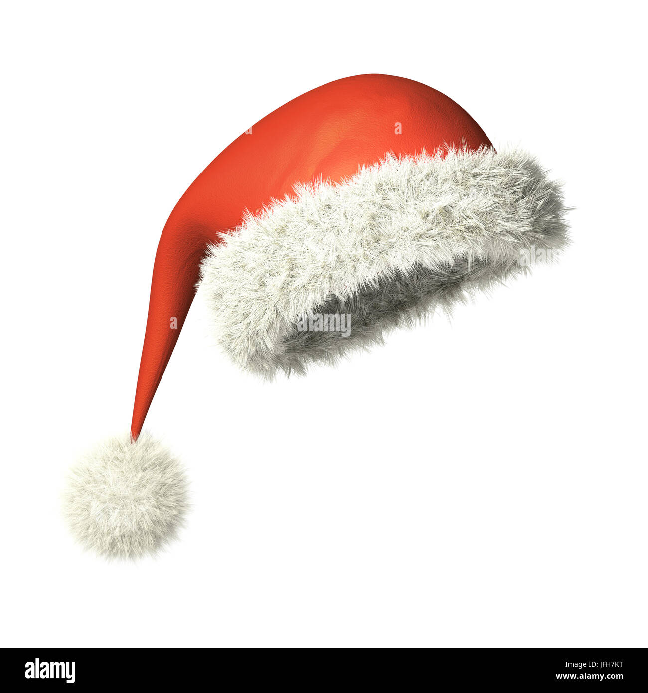 red Santa Claus hat Stock Photo - Alamy