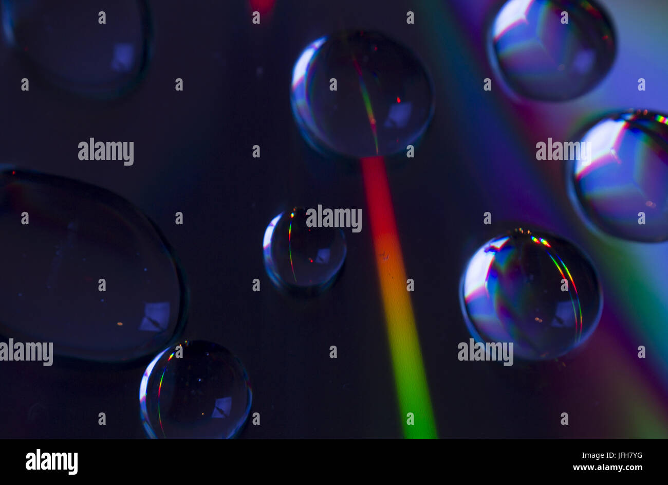 Reflection on water drop hi-res stock photography and images - Alamy