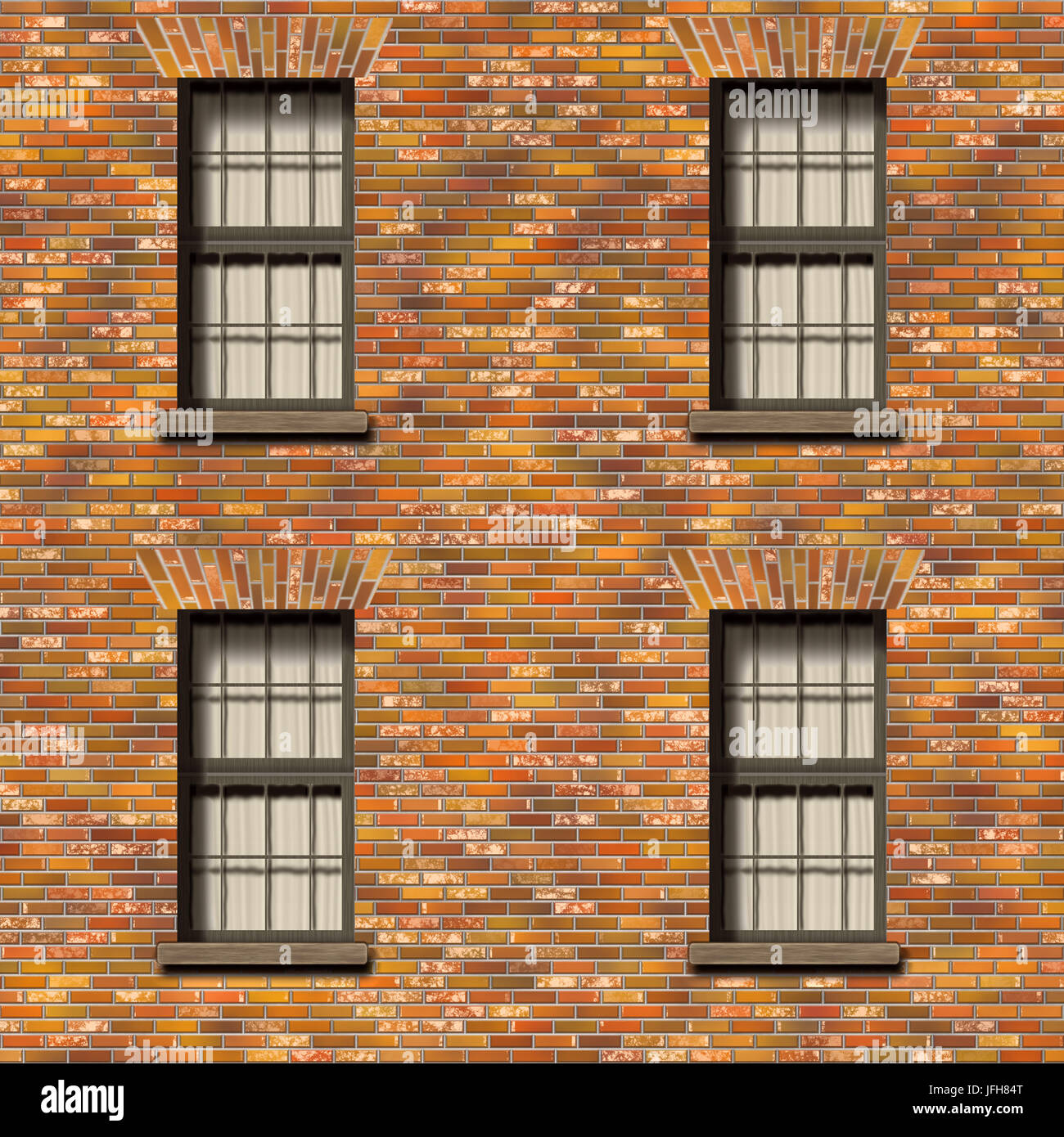 wall with windows texture Stock Photo - Alamy