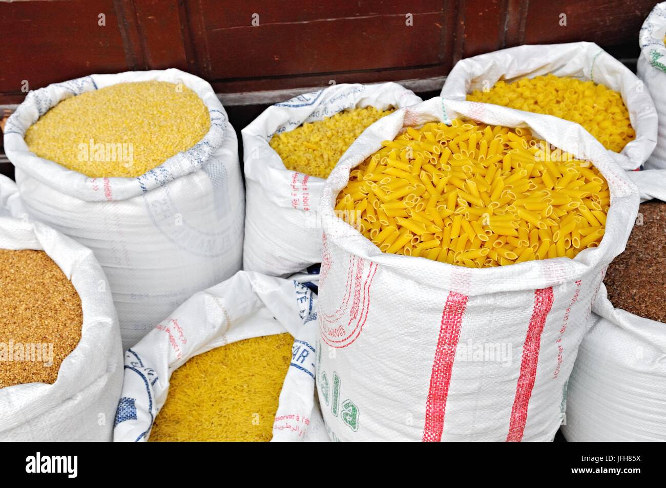 Food in bags Stock Photo - Alamy