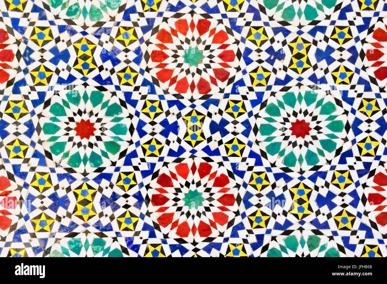 Tile pattern in Morocco Stock Photo - Alamy
