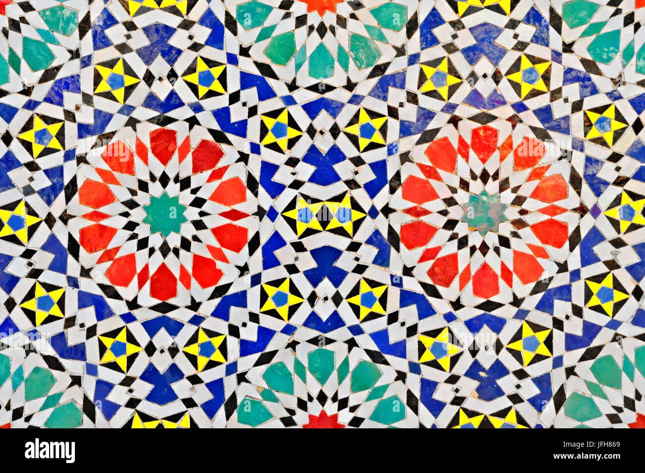 Tile pattern in Morocco Stock Photo - Alamy