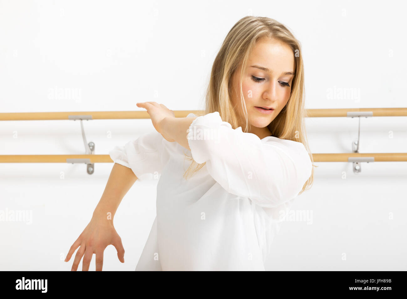 female dancer in action Stock Photo - Alamy