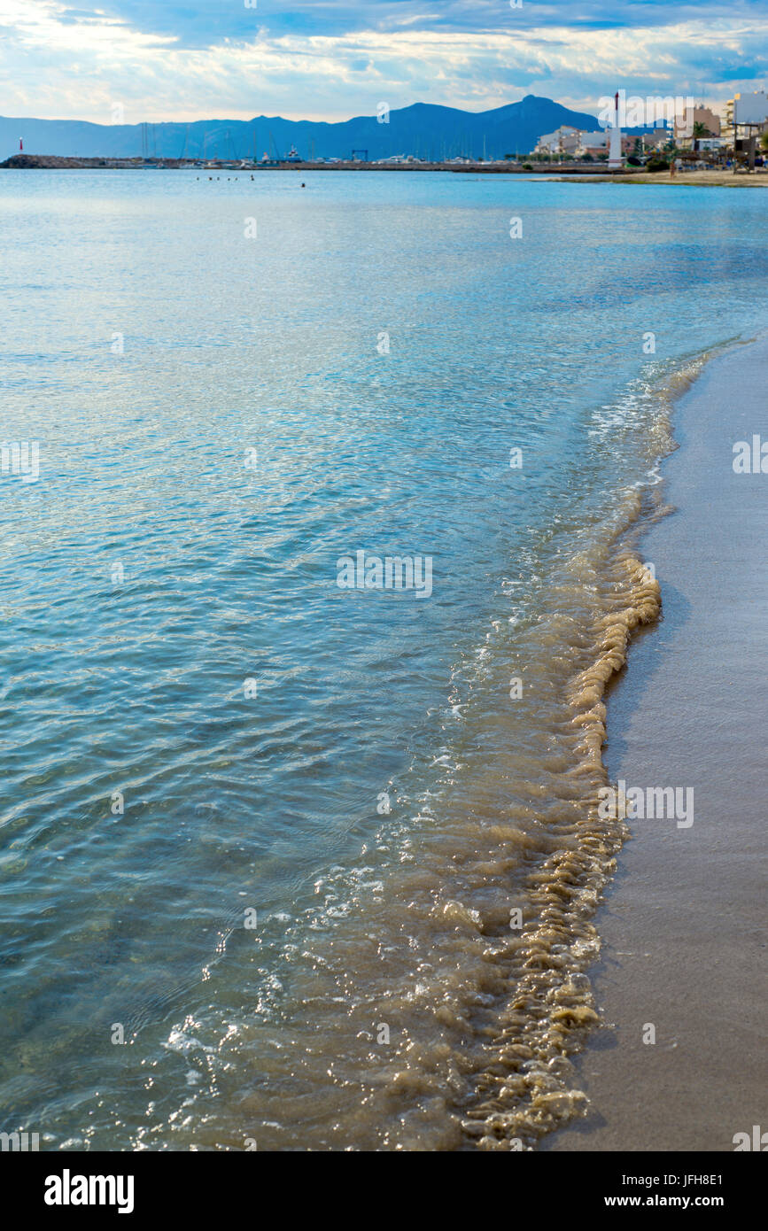 Mallorca Can Picafort beach in Spain Stock Photo - Alamy