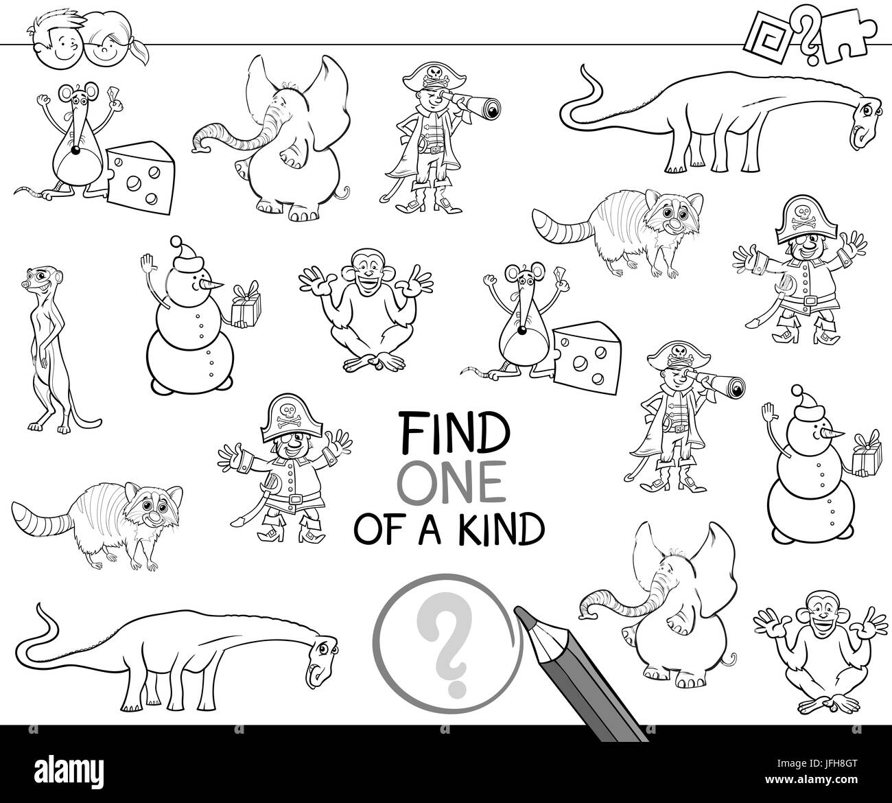 One of a kind Black and White Stock Photos & Images - Alamy