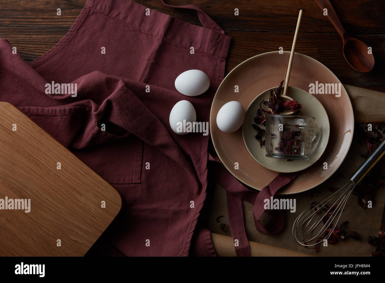 Top view chef cooking in hi-res stock photography and images - Alamy