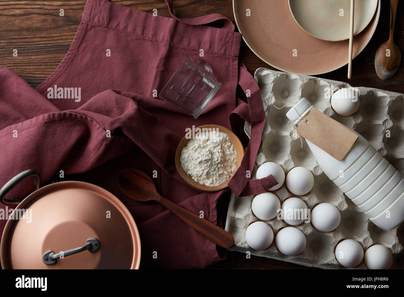 The process of cooking Stock Photo - Alamy