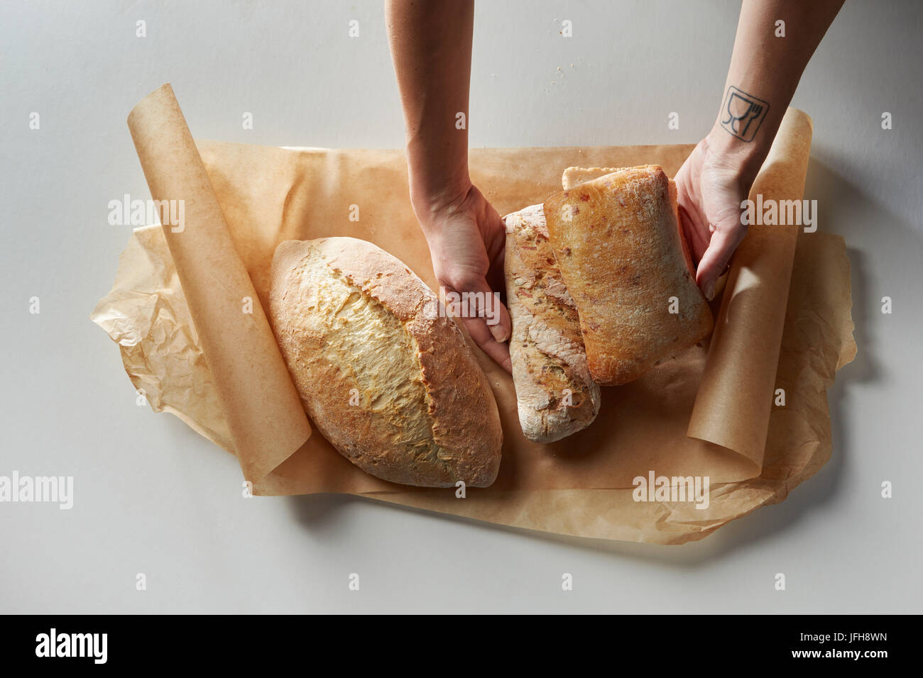 Fresh traditional bread on hi-res stock photography and images - Alamy