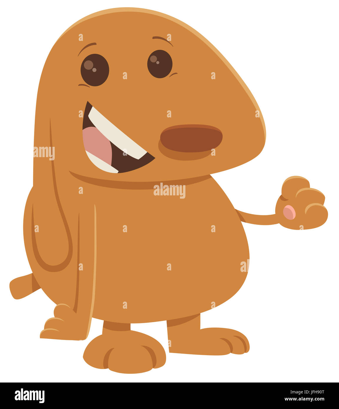 puppy cartoon character Stock Photo - Alamy