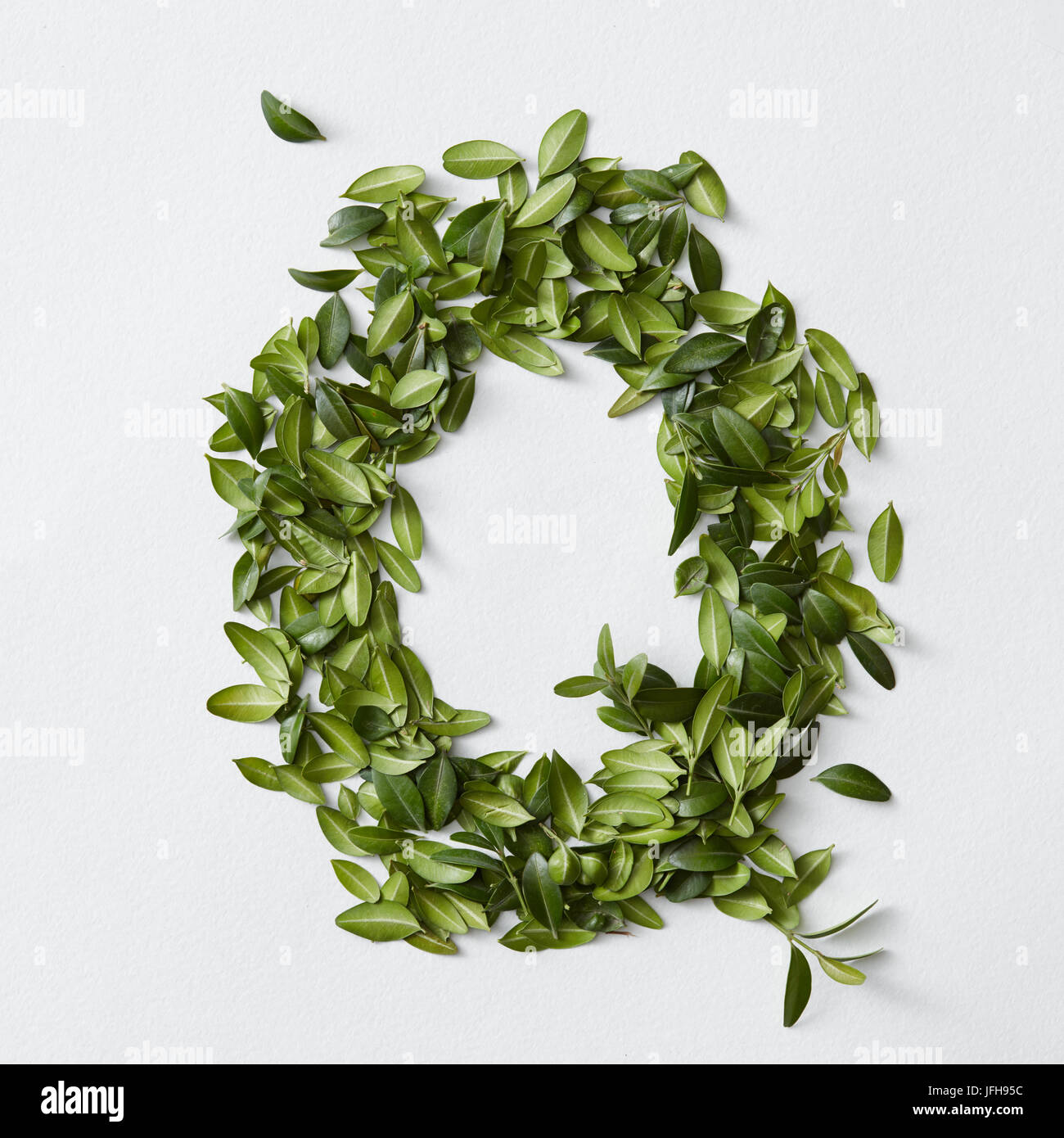 Alphabet letters from leaves Stock Photo - Alamy
