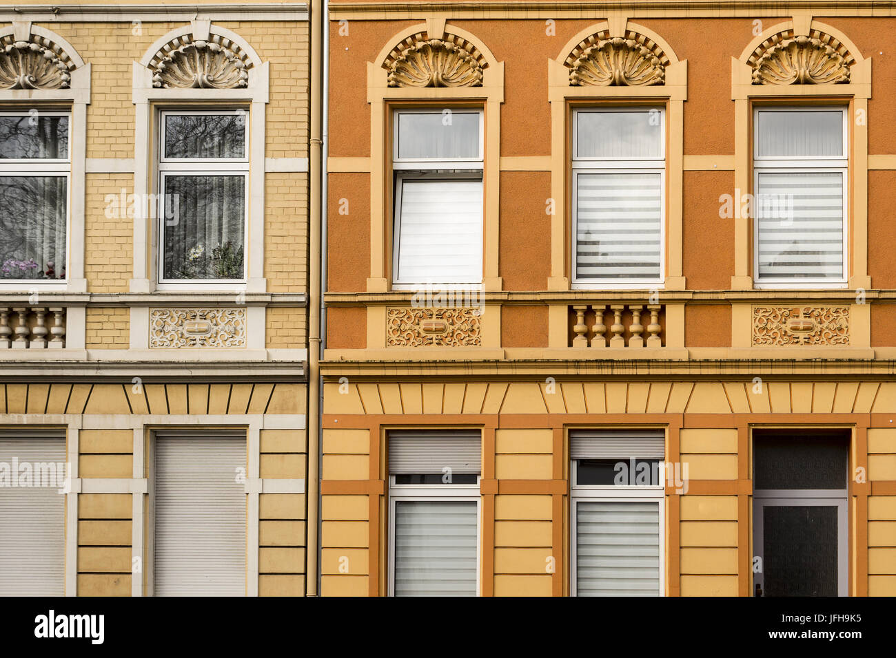 Colored old building Stock Photo - Alamy