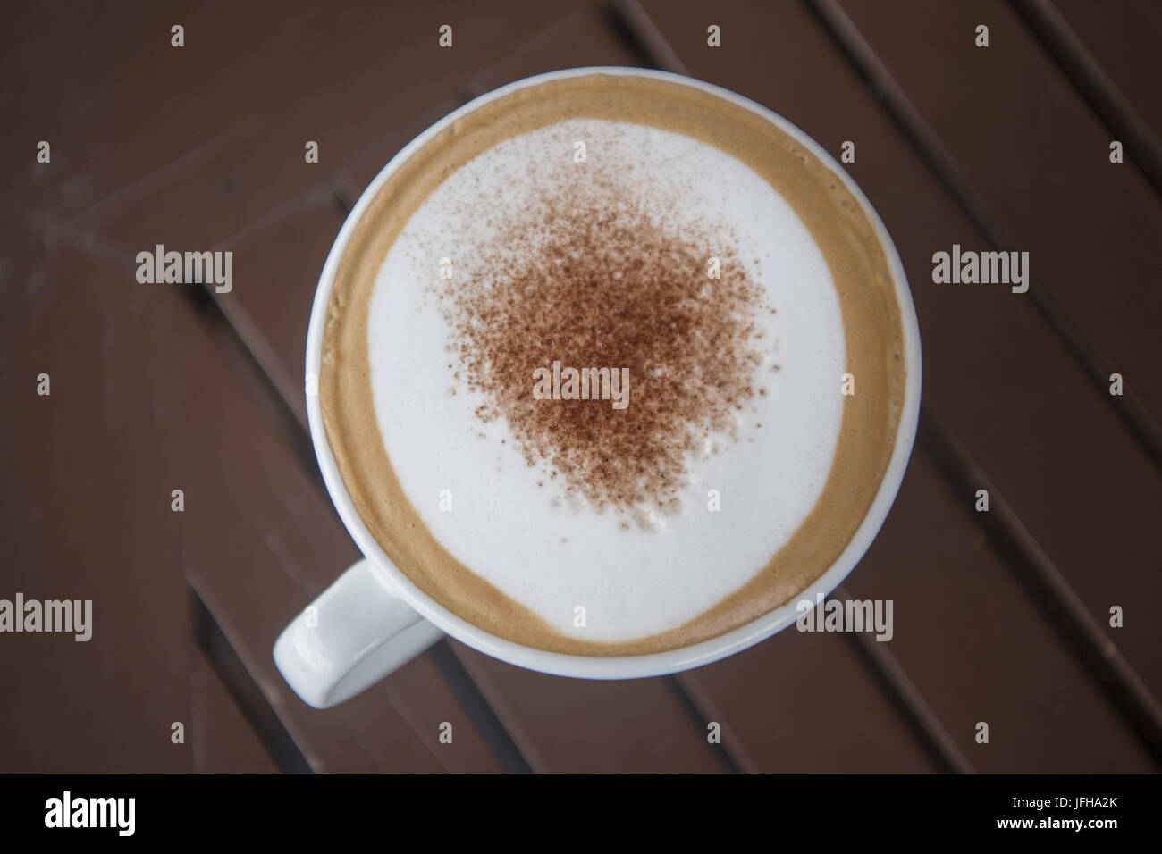 LAOS VIENTIANE CAFE CAPPUCCINO Stock Photo - Alamy