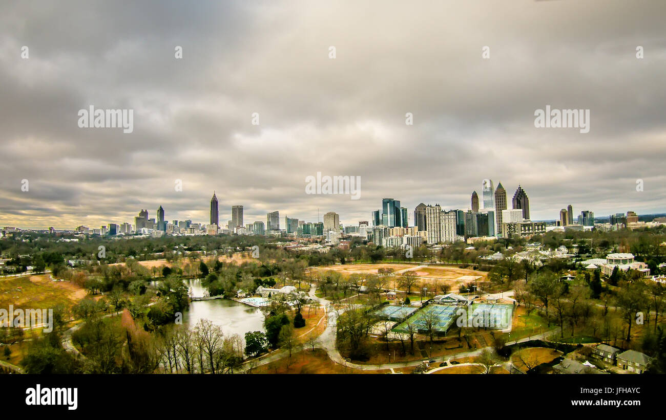 Aerial view atlanta hi-res stock photography and images - Alamy