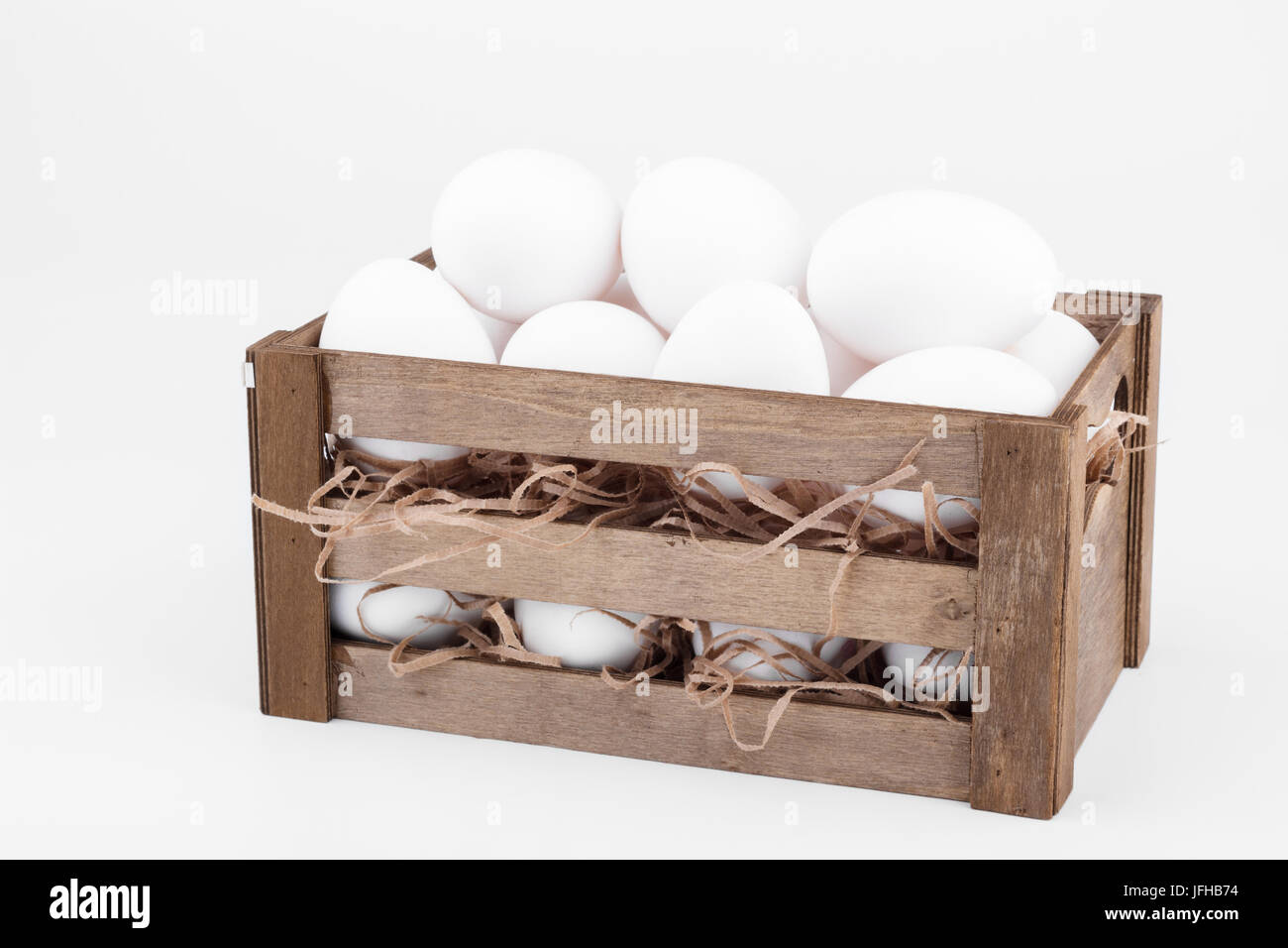 Poultry white eggs hi-res stock photography and images - Alamy