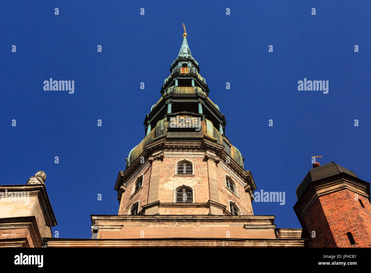 St Peter's Church in Riga, Latvia. In 1997 it was included as a UNESCO ...