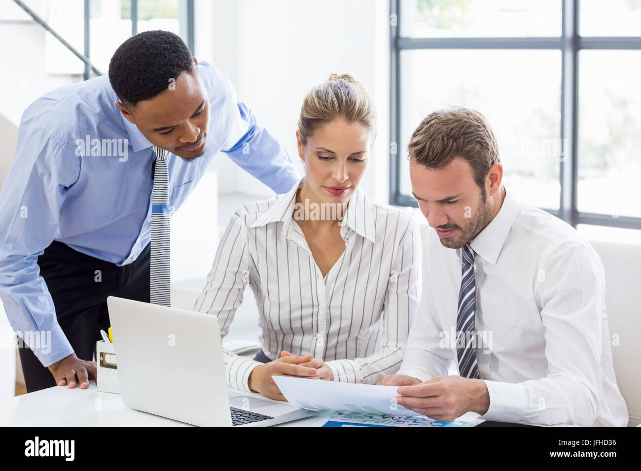 Male business executive reviewing hi-res stock photography and images ...