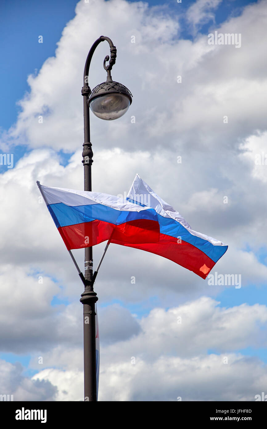 Russian flags hi-res stock photography and images - Alamy