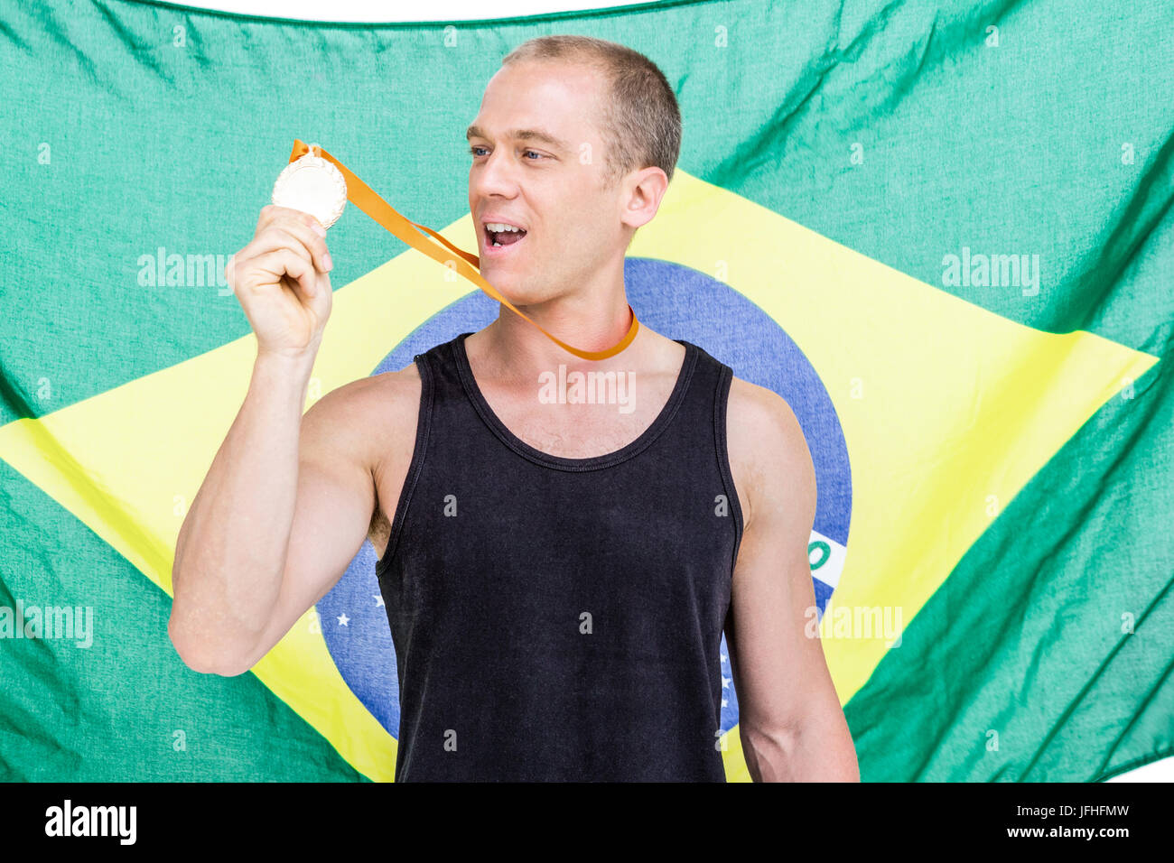 Brazilian gold medal athlete hi-res stock photography and images - Alamy