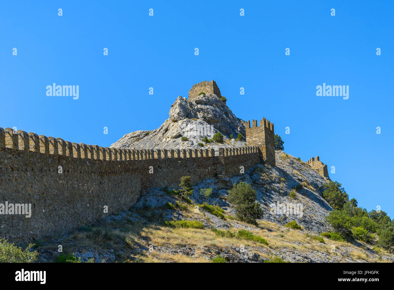 Genoese fortification hi-res stock photography and images - Alamy