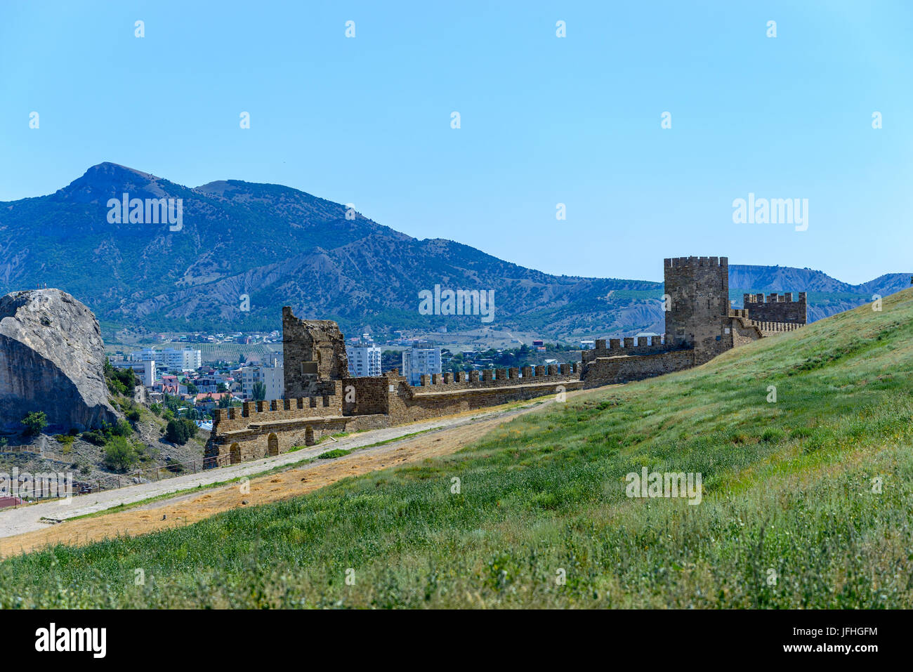 Genoese fortification hi-res stock photography and images - Alamy