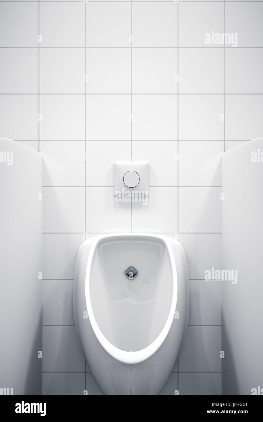 a white urinal with space Stock Photo - Alamy