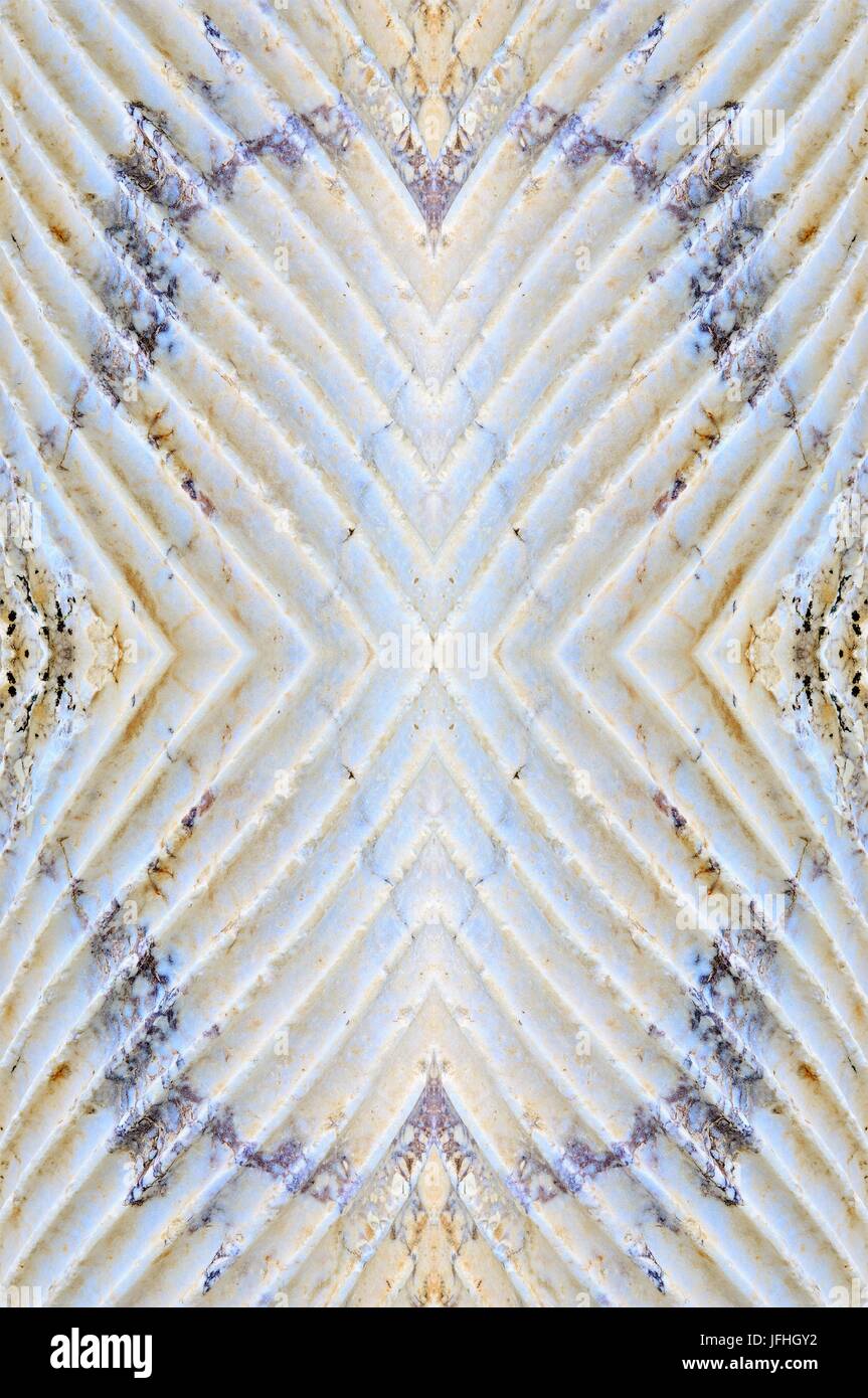 ribbed marble design Stock Photo - Alamy