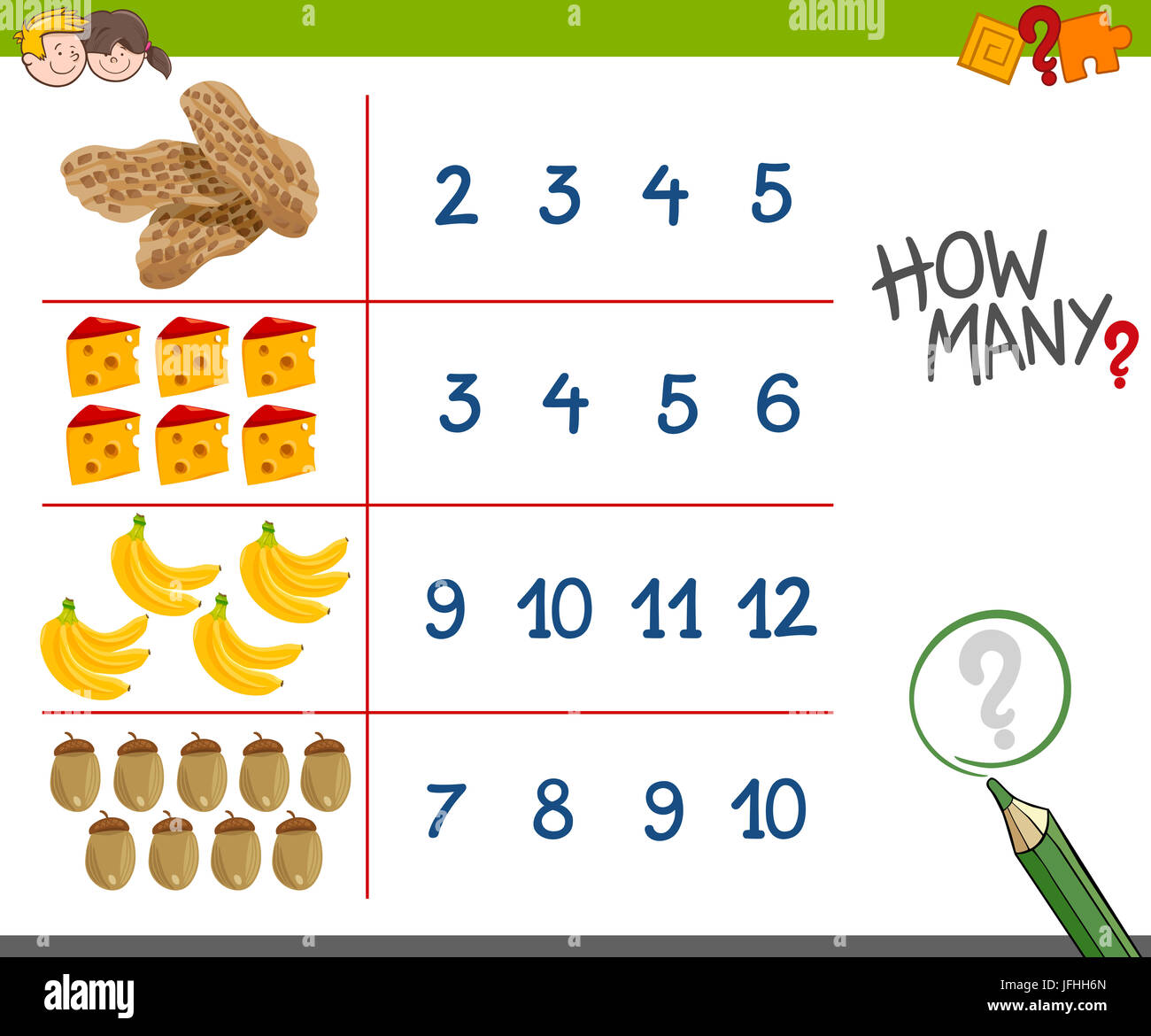 Maths with food hi-res stock photography and images - Alamy