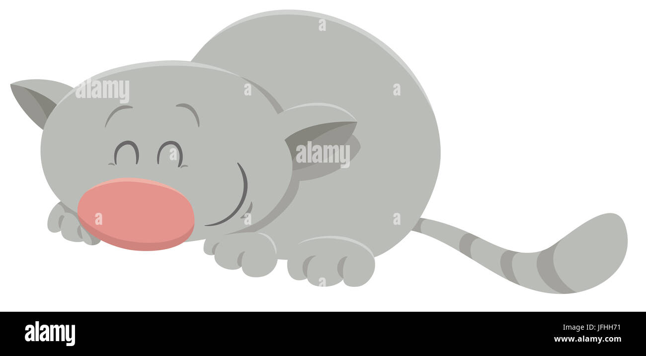 Cartoon Sleeping Cat High Resolution Stock Photography and Images - Alamy