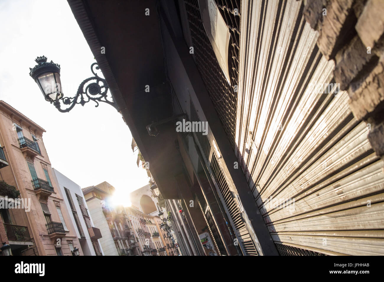 Valencia street view hi-res stock photography and images - Alamy