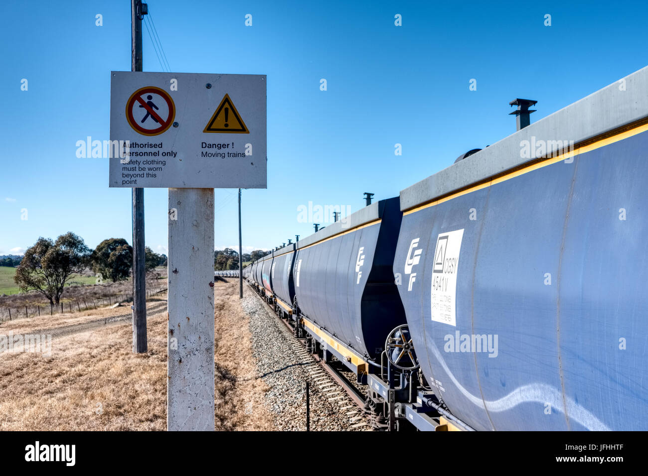 Yass Railway Sign Stock Photo - Alamy