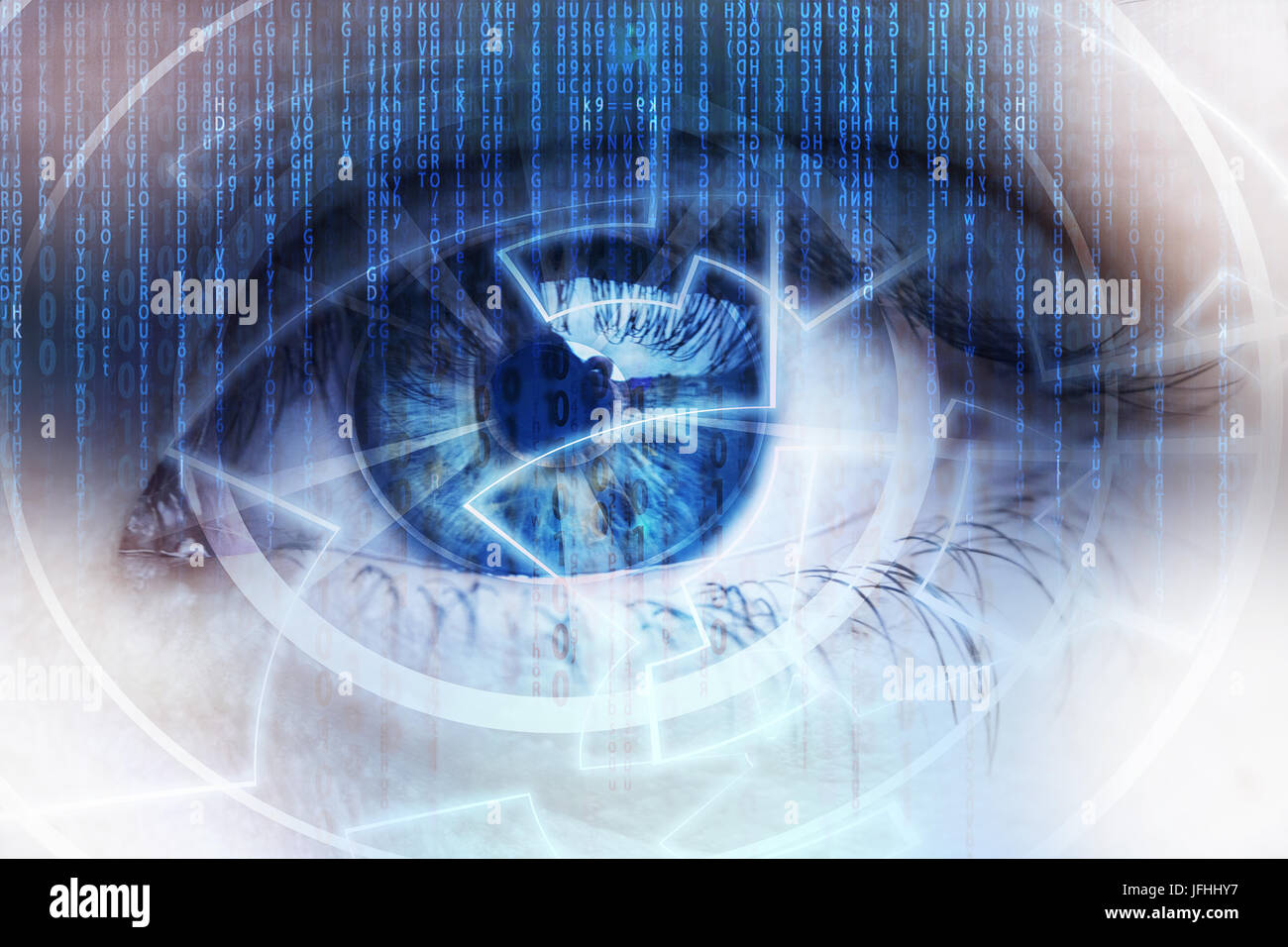 Futuristic eye hi-res stock photography and images - Alamy