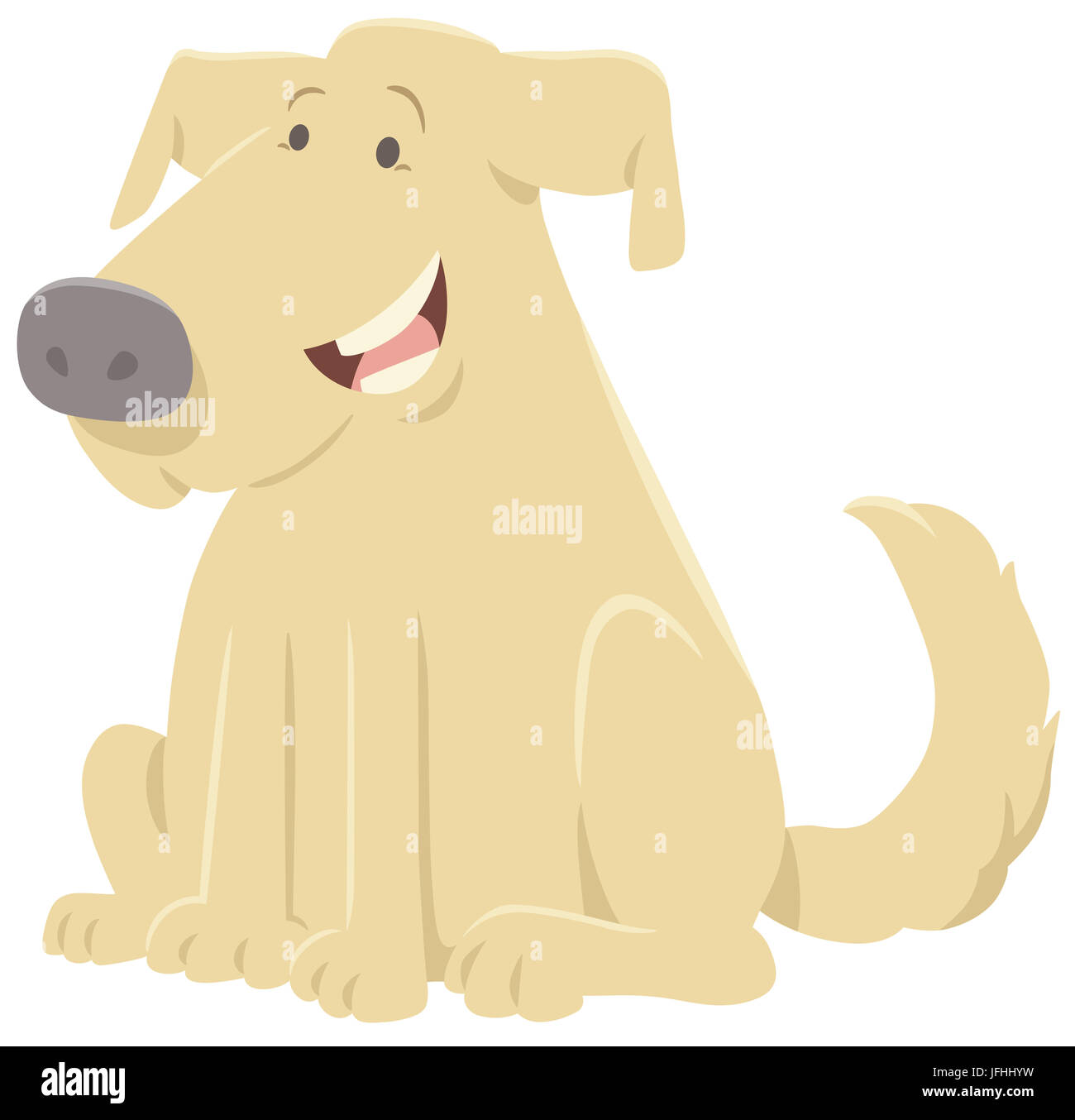 comics dog cartoon character Stock Photo - Alamy