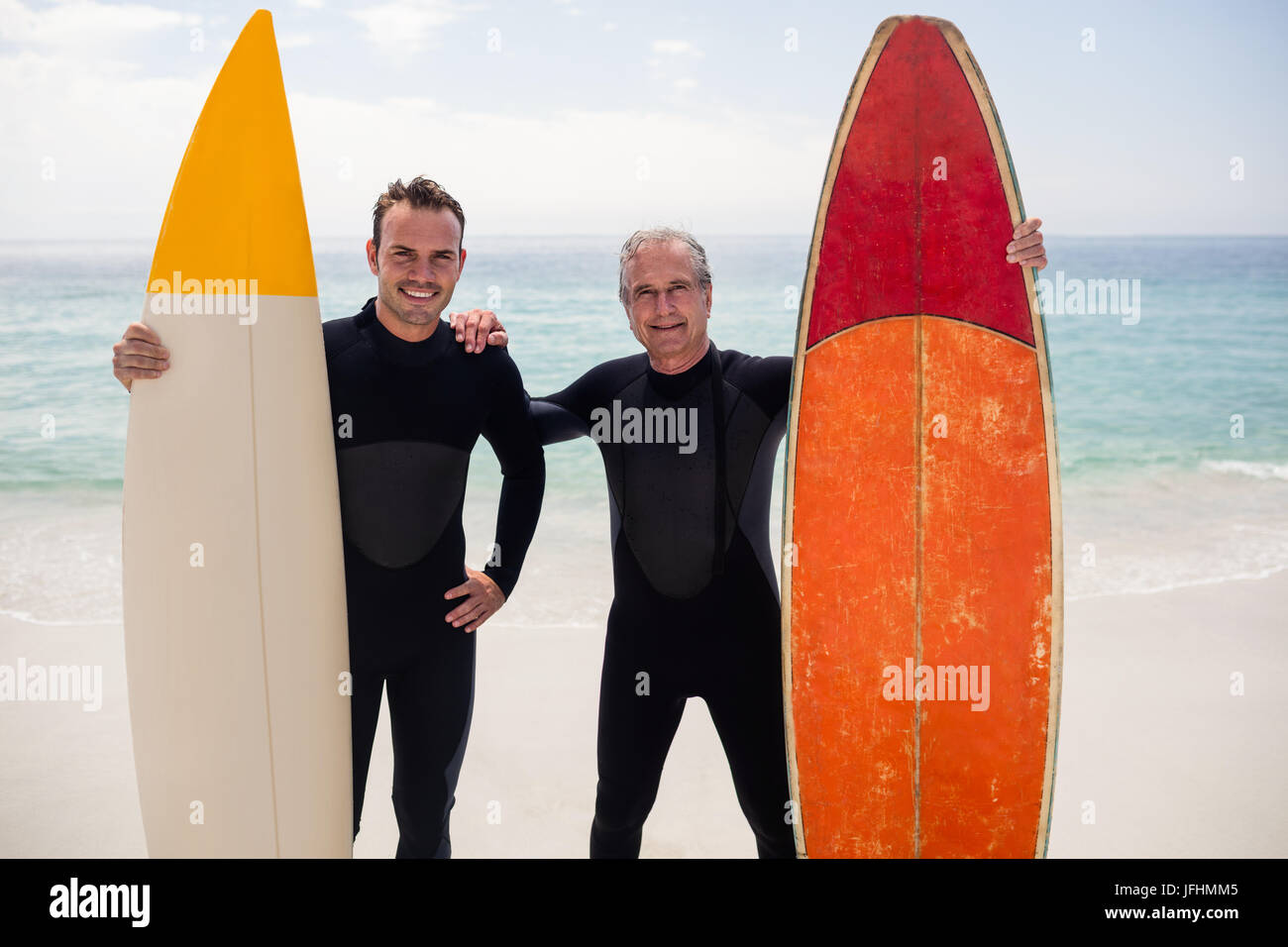 Father son surfboard hi-res stock photography and images - Alamy