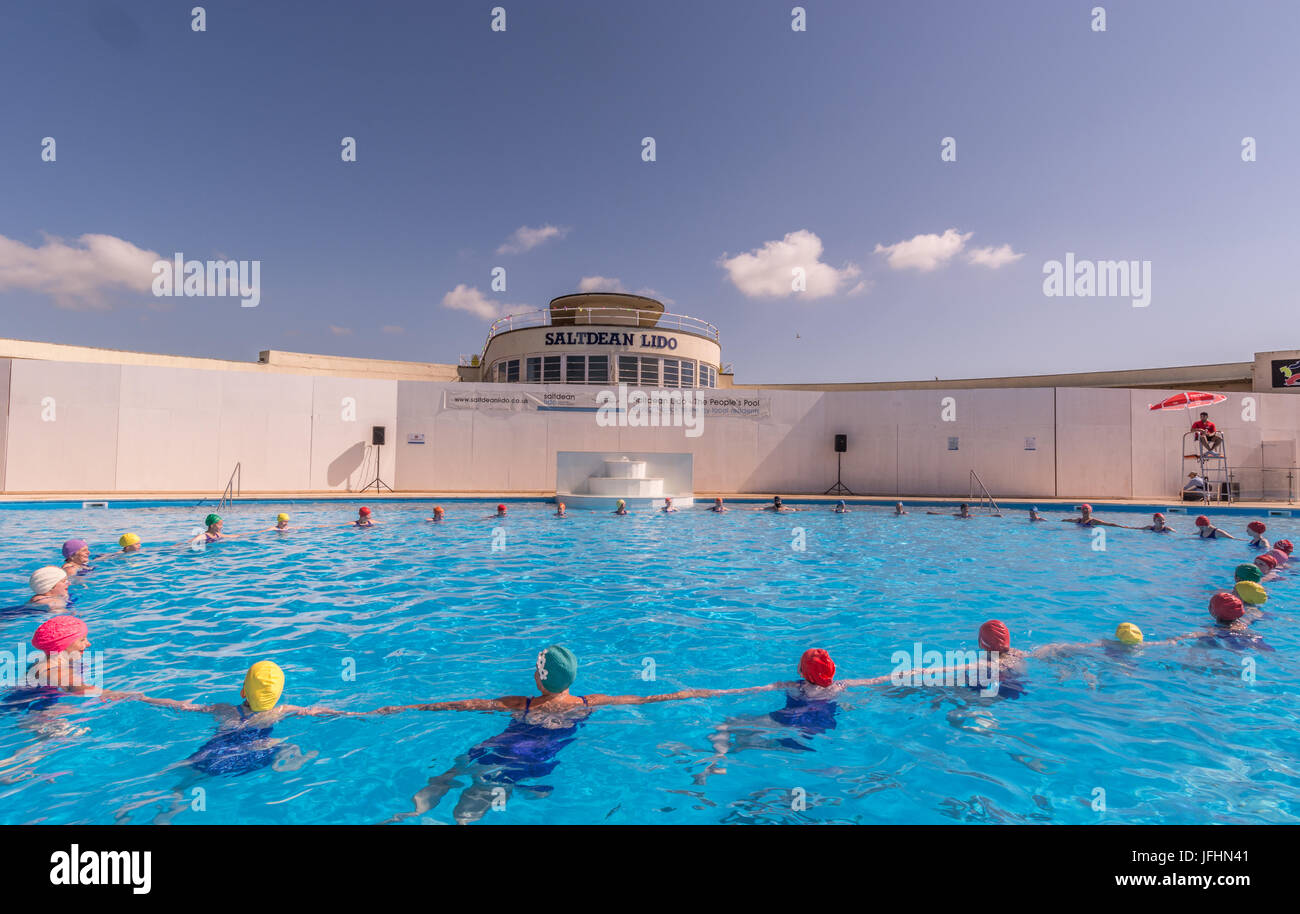 Saltdean swimming pool hi-res stock photography and images - Alamy