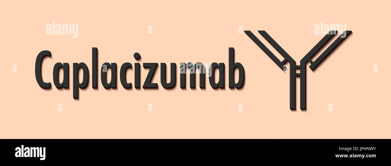 Caplacizumab single-variable-domain antibody drug. Targets Von ...