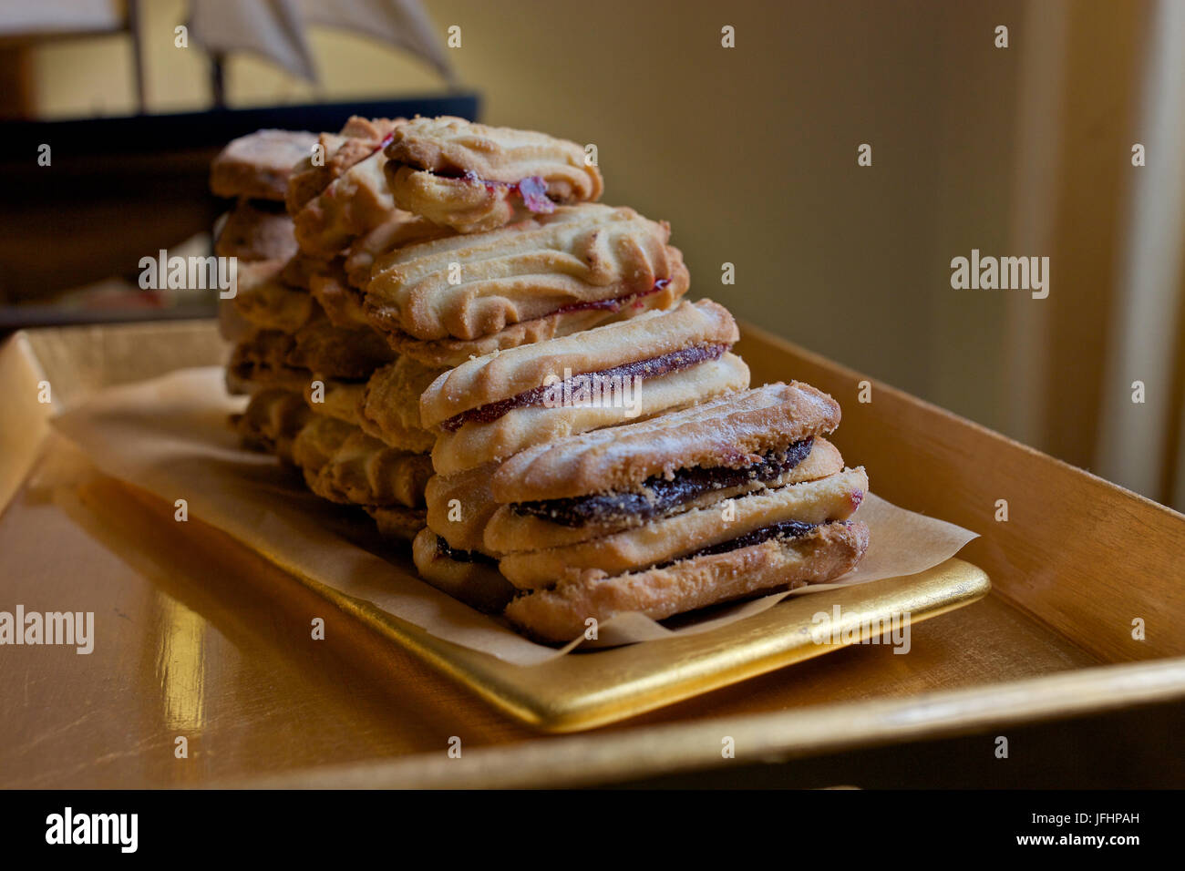 Afternoon tea tray hi-res stock photography and images - Alamy